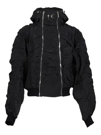 Thug Club veste &agrave; plaque logo - Noir