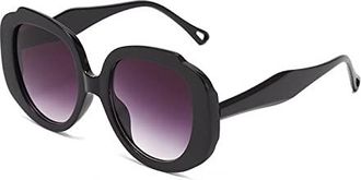 Generic Lunettes de soleil design 2025 à grand cadre tendance pour femme conduite vacances en plein air (couleur : F, taille : 1)