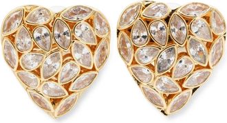 Self Portrait Ohrringe - Gold Crystal Earrings - Gr. unisize - in Mehrfarbig - f&uuml;r Damen