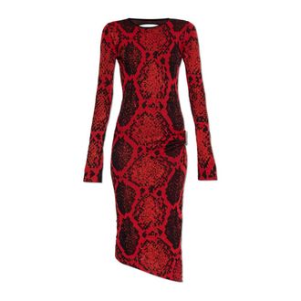 The Attico Kleid mit Muster - - Dresses - Damen - Rot - M