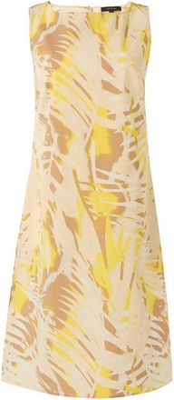 Comma Minikleid Kleid Gemustertes Baumwollkleid im Relaxed Fit