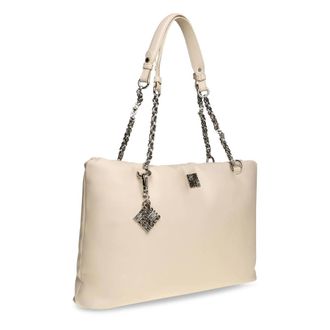 Steve Madden Femme, Sacs, Blanc, Taille: ONE Size Sac fourre-tout &agrave; compartiment large