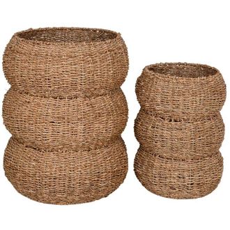 House Nordic House Nordic - Sarbas Korb &Oslash;25/35cm Satz von 2 natur