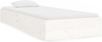 vidaXL Massivholzbett Wei&szlig; 90x190 cm Vidaxl 66126