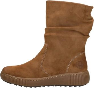 Rieker Homme, Chaussures, Brun, Taille: 36 EU Enkellaarsjes Plat