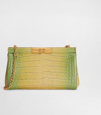 Dolce & Gabbana Marlene Degrad&eacute; Alligator Shoulder Bag - Frau Schulter- Und Umh&auml;ngetaschen Multicolor Onesize
