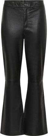 Kaffe Femme, Pantalons, Noir, Taille: 38 FR Leather Pantalons
