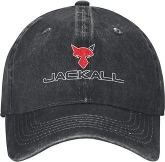 Generic Casquette dHomme, Casquette de Baseball lav&eacute;e Jackals Logo de Mode Bonnet Vintage de Routier Cadeau d&eacute;t&eacute; Designer Sportif de Plein air f&eacute;minin Masculi