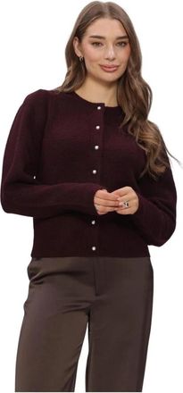 Notre-V Nv-Iggy Vest - - Knitwear - Damen - Rot - XL