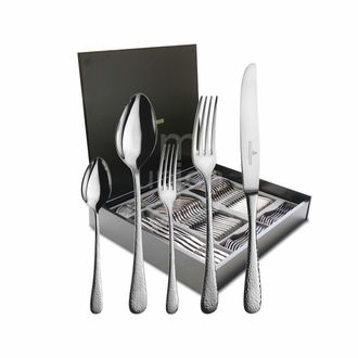 Picard & Wielpütz Besteckset Geschenkkoffer - Tafelservice - 60 teilig - Mia - Picard & Wielpütz - edler schwarzer Holzkoffer