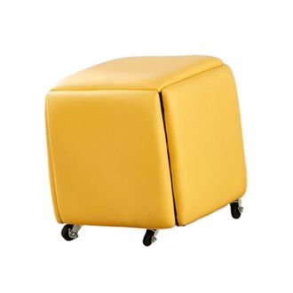 Generic Event-Klapphocker, 5-in-1-Nesting-Ottomane-W&uuml;rfelsitzset, Mehrzweck-Fu&szlig;hocker, for die Nutzung im Wohnzimmer, Balkon, Innenhof(Color 3,45x45x45cm)