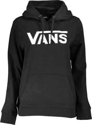 Vans Femme, Sweatshirts et sweats à capuche, Noir, Taille: 36 FR Sweat à capuche en molleton noir avec logo