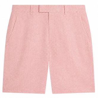 Ted Baker Kenleys Stretch-leinen-shorts In Hellrosa