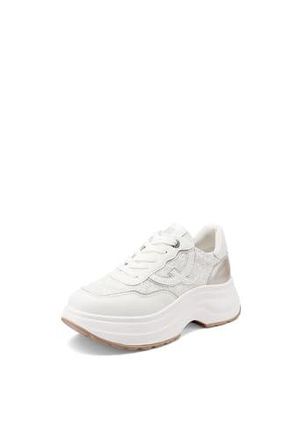 Queen Helena Sneakers Platform Baskets Femme X33-35, X34 30 Blanc, 36 EU
