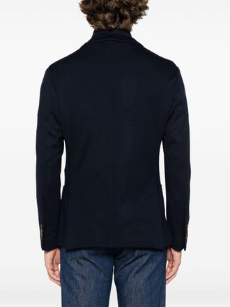 Eleventy Womens Layered Blazer Blue Ss25 M
