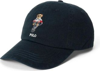 Polo Ralph Lauren Casquette Polo Bear en serg&eacute; - Homme - Accessoires - Bleu - Taille: ONE Size