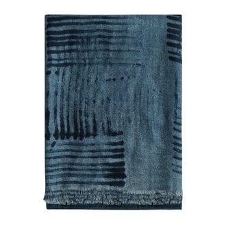 Kiton Kaschmir- und Seidenstola - - Accessories - Damen - Blau - ONE SIZE
