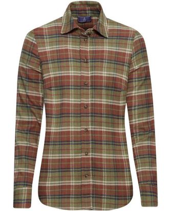 Brigitte von Sch&ouml;nfels Flanellbluse Flanellbluse