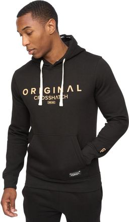 Crosshatch Jamals Kapuzenpullover f&uuml;r Herren (Schwarz)