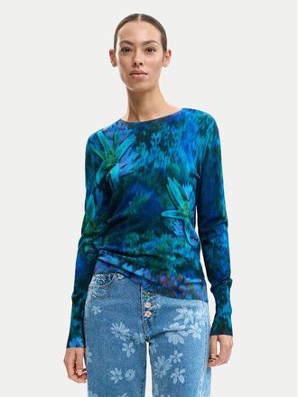 Desigual Pullover Suecia 26SWJF36 Blau Regular Fit
