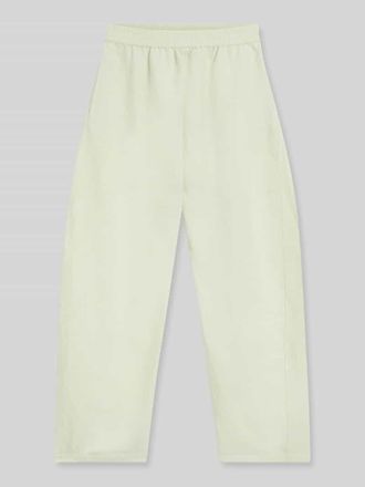Boss Orange by Hugo Boss Regular Fit Barrel Leg Hose aus Leinen-Mix Modell TALINEN