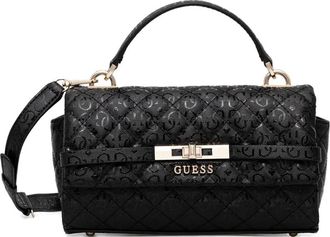 Guess Co sac cabas matelassé à logo - Noir