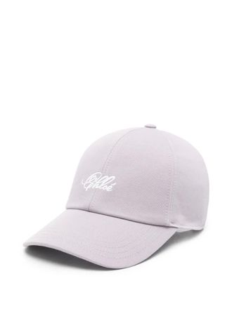 Chlo&eacute; casquette &agrave; logo brod&eacute; - Violet