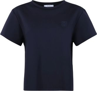 Max Mara T-Shirt Quagga - - Tops - Damen - Blau - M
