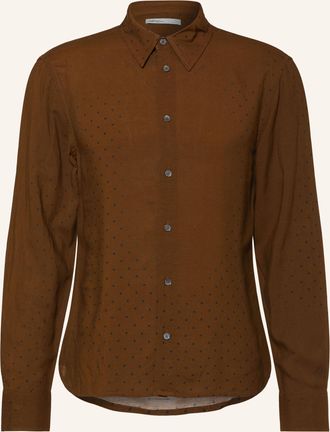 AllSaints Allsaints Hemd Extra Slim Fit braun