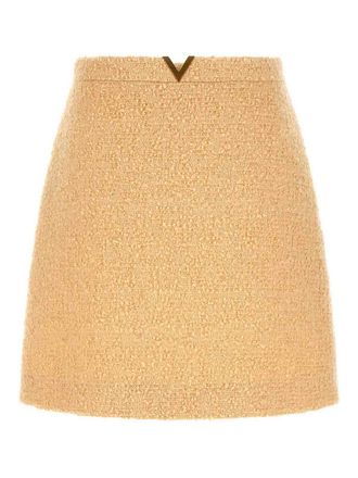 Valentino Garavani Mini Jupe - V Gold