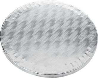PME CBR840,7 AA8 Inch Round Circle Cake Baking Drum Presentation Board Base 12mm Thick, Silber