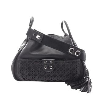 Dior Pre-owned Cannage Lace Leder Schultertasche - - Pre-owned - Damen - Schwarzk - ONE SIZE
