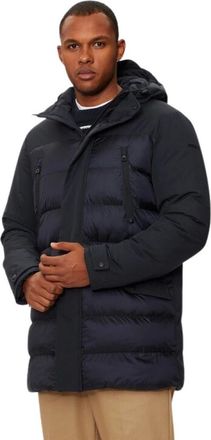 Geox Homme, Manteaux, Bleu, Taille: 3XL Sapienza Down Coat