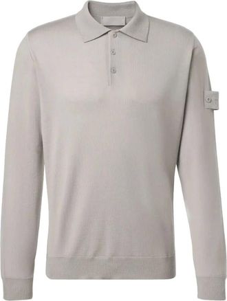Stone Island Homme, Tops, Beige, Taille: L Ghost Light Pure RWS Wool Polo