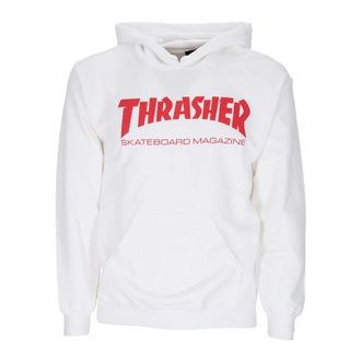 Thrasher Wei&szlig;/Rot Skatemag Kapuzenpullover - - Sweatshirts & Hoodies - Herren - Wei&szlig; - L