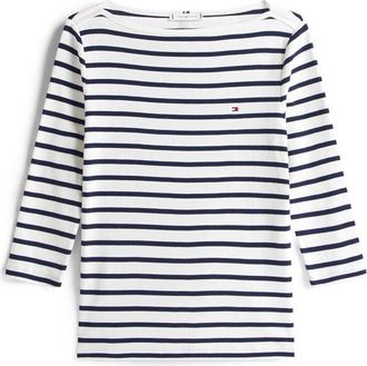 Tommy Hilfiger Damen T-Shirt NEW CODY mit U-Boot-Ausschnitt