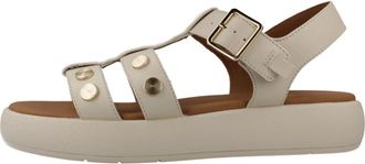 Geox Femme, Chaussures, Beige, Taille: 38 EU Sandales D Camalei