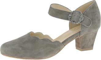 Hirschkogel Femme Damen Trachten Pumps Escarpins, Anthracite, 40 EU