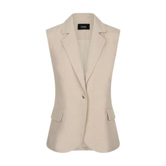 Ibana Gilet Tarika - - Jackets - Damen - Beige - XL