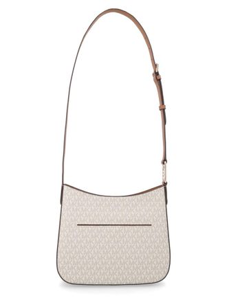 Michael Michael Kors Womens Shoulder Bag With Logo Beige 89.pvc