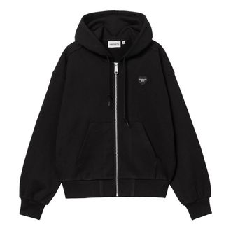 Carhartt Work in Progress Hooded Heart II Hartt Jacket - - Sweatshirts & Hoodies - Damen - Schwarzk - L