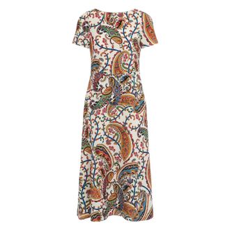 Etro Bedrucktes Midikleid - - Dresses - Damen - Mehrfarbig - S
