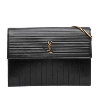 Saint Laurent Pre-owned Leder Crossbody Bag - - Pre-owned - Damen - Schwarzk - ONE SIZE