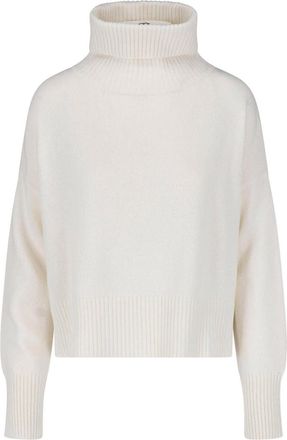 Maryya Pull Col Rond - Blanc