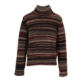 KANGRA Femme, Pulls, Brun, Taille: 36 FR Dolcevita in filato stampato