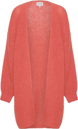 Americandreams Americandreams, Femme, Pulls, Rouge, Taille: 42/44 FR Lee Midi Cardigan