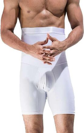 Generic QYGKDYD Herren-Shapewear-Shorts zum Abnehmen der Boxershorts mit hoher Taille und Bauchkontrolle - elastischer Po-Booster-Körperformer