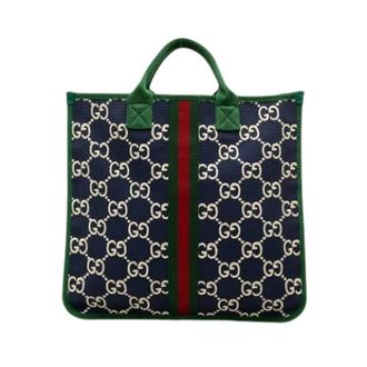 Gucci Pre-owned Nylon Tote Bag - - Pre-owned - Damen - Blau - ONE SIZE