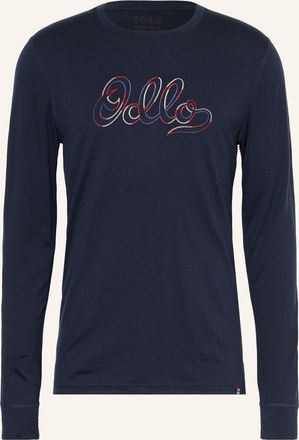 Odlo Funktionsshirt Merino 200 80 Years Aus Merinowolle blau