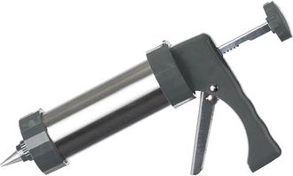 Brandsseller Presse &agrave; p&acirc;tisserie avec 8 pochoirs et 8 douilles - Seringue &agrave; biscuits - D&eacute;coration de g&acirc;teau - Gris